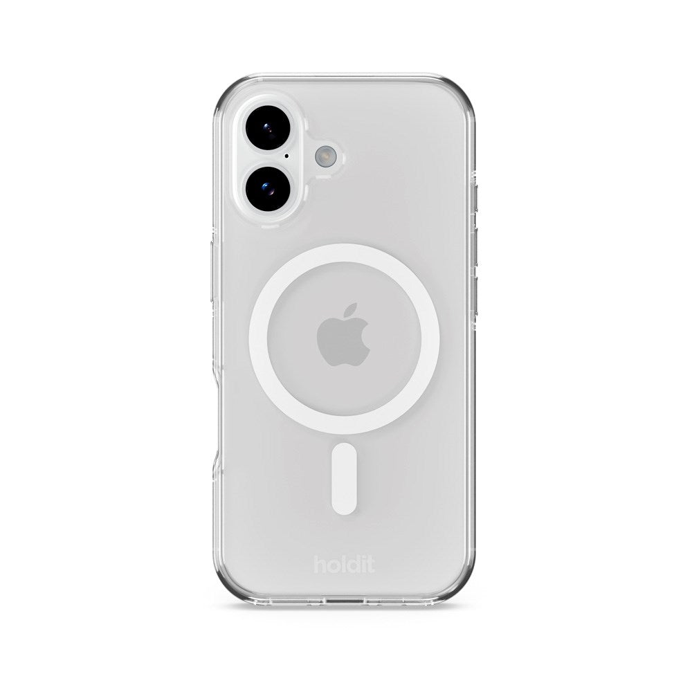 iPhone 17 Holdit MagSafe Cover - Transparent / White – INCOVER.DK