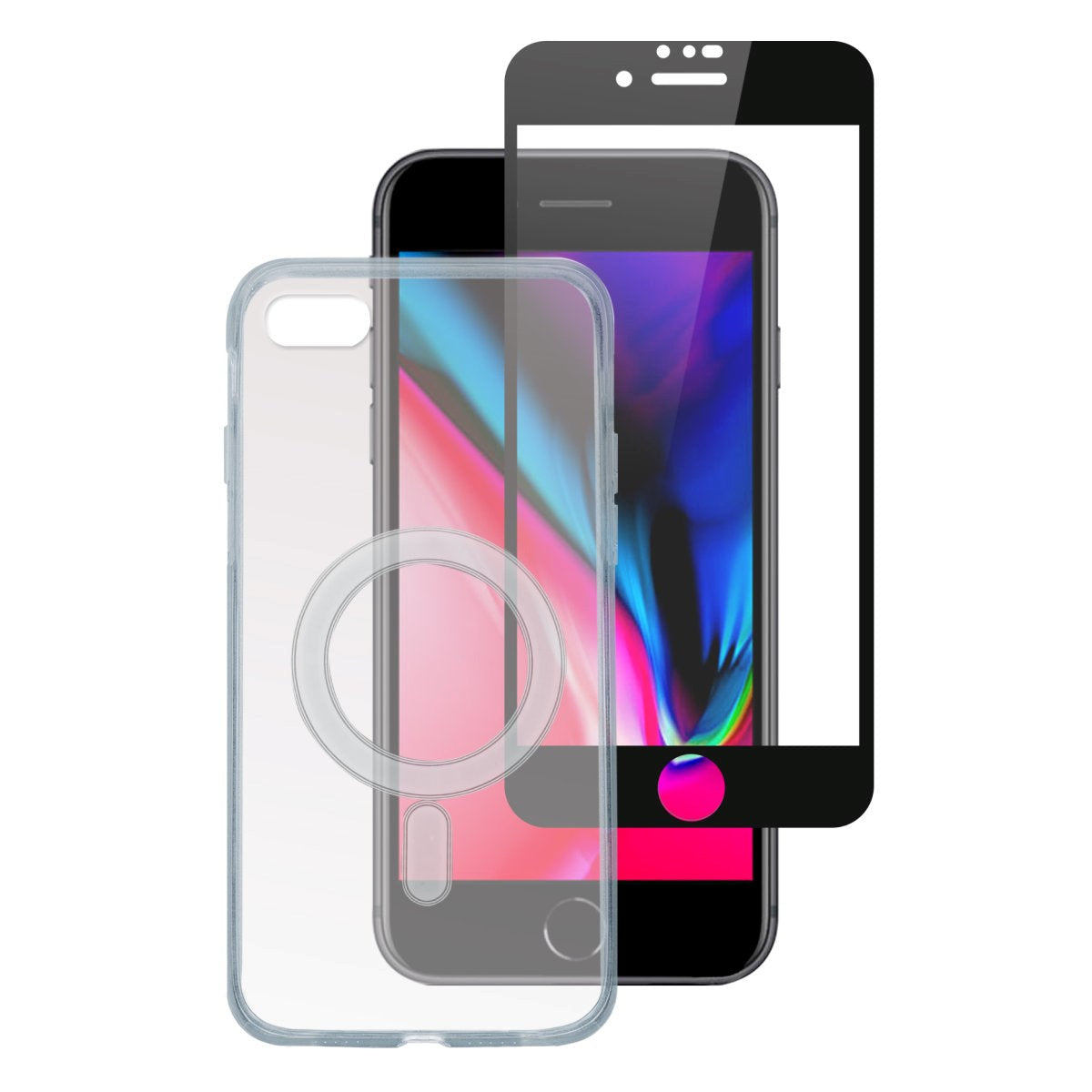 iPhone SE (2022 / 2020) / 8 / 7 4smarts Second Glass X-Pro 360° Beskyt ...