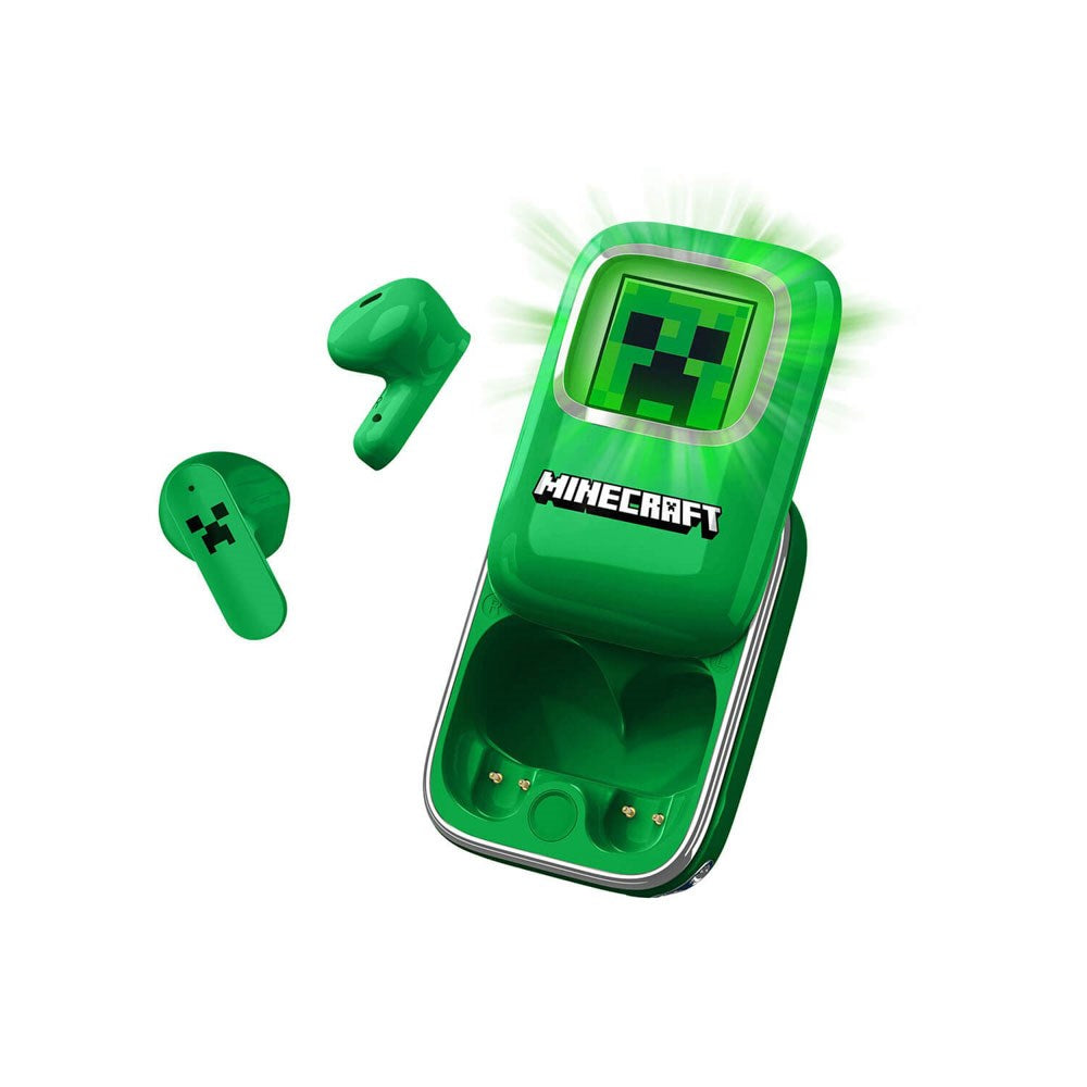 OTL Minecraft True Wireless In-Ear Høretelefoner - inkl. Skub-Op Oplad ...