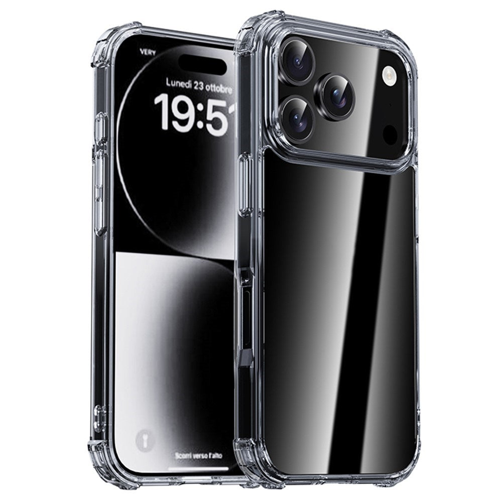 IPAKY iPhone 17 Pro Hybrid Mobil Cover m. Forstærkede Hjørner - Gennem ...