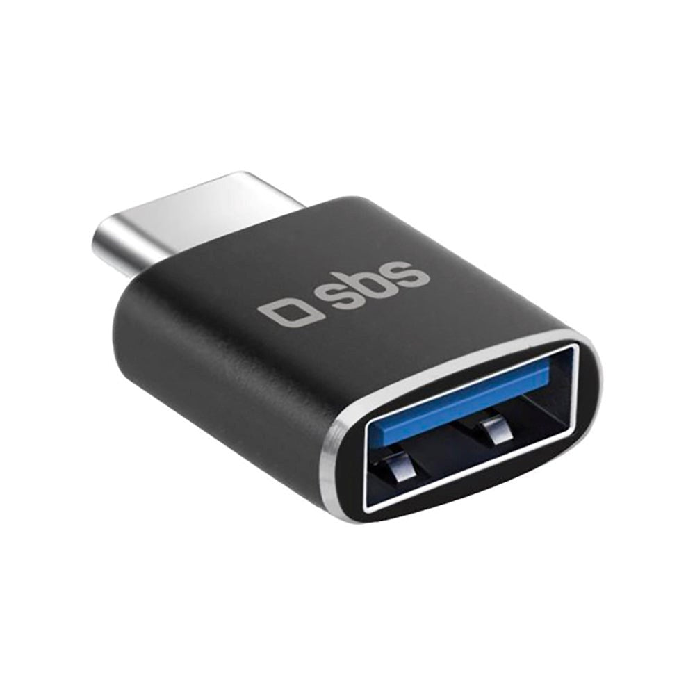 SBS USB-C til USB-A Adapter - Sort – INCOVER.DK