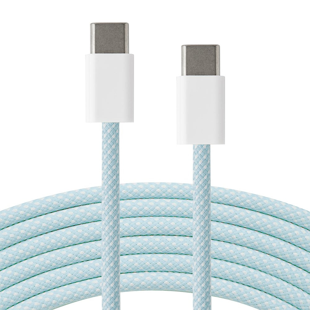 Xceed Braided USB-C til USB-C PD 60W - 2m - Blå – INCOVER.DK