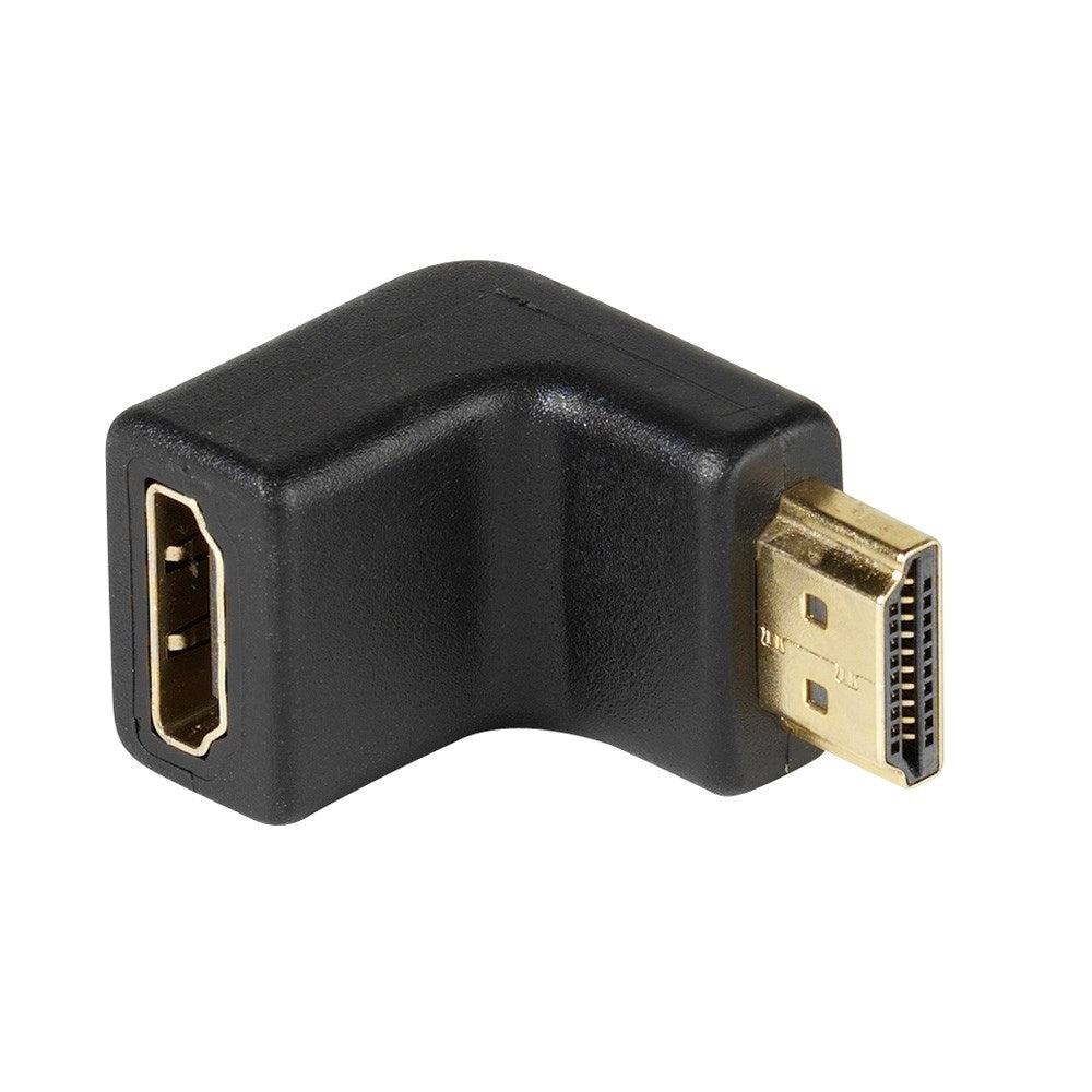 Vivanco HDMI Adapter (Hun til Han) - 90° Vinkel - Sort – INCOVER.DK